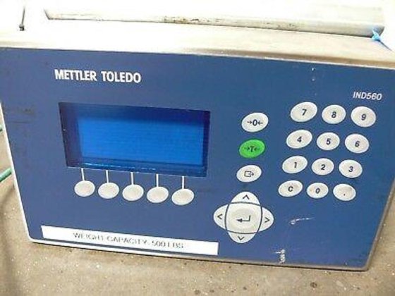 Mettler Toledo IND560 Harsh 500lb Scale Terminal w/ 30" x 38" Platform ...