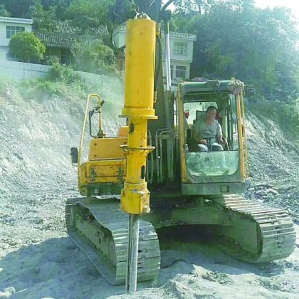 Excavator mounted Driven Fully Hydraulic Stone Splitting Machine in ...