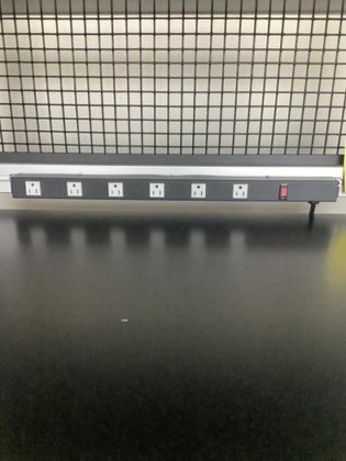 42x40x76” Rolling Lab Table w/ Reagent Shelves & Storage Drawers in ...