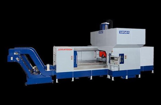 The Shoda STRATEGIA series 5 axis CNC for heavy aluminum machining in ...