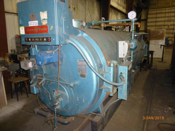 1986 Cleaver Brooks 100 HP Hot water Boiler CB-700-100 in Florida, USA