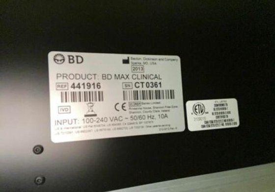 Becton Dickinson Bd Max Pcr In France
