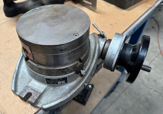 6” Precision Rotary Table Phase II Magnetic Chuck Bridgeport Milling ...