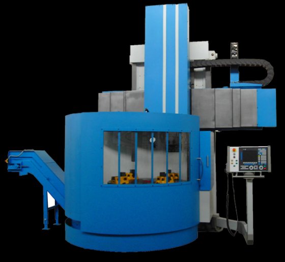 CNC cycle controlled single column carousel lathe 12FR3 in Overath, Germany