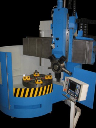 CNC cycle controlled single column carousel lathe 12FR3 in Overath, Germany