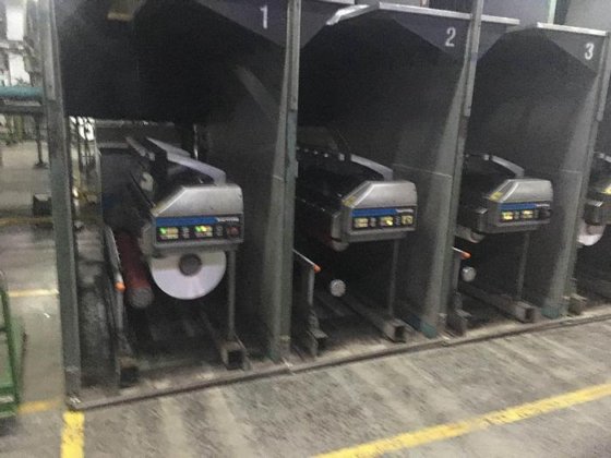 Barmag POY, CW-6R winders in Shanghai, China
