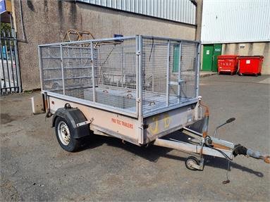PRO TEC CAGED PLANT TRAILER in Rothwell, England, United Kingdom