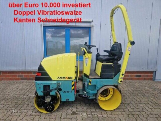 AV 16-2 Tandem vibratory roller edge cutter in Sottrum, Germany