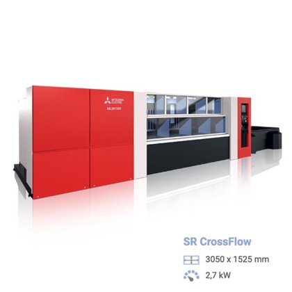 Mitsubishi Electric LASER CUTTING SYSTEM SR CrossFlow in Asola, Italy