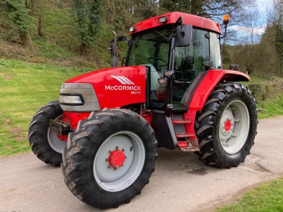2002 Mccormick MC115 Tractor in Gloucester, United Kingdom