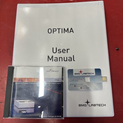 BMG FLUOstar Optima Microplate Reader Fluorescence Absorbance ...