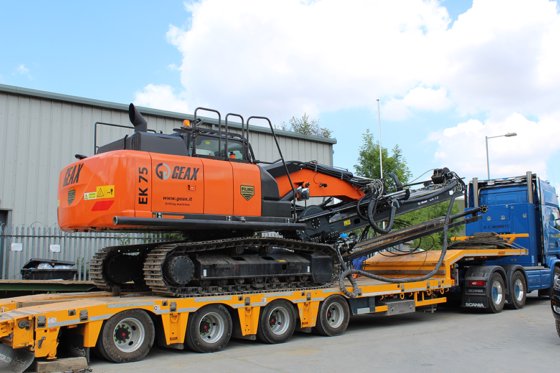 Geax EK75 CFA / Rotary Rig in Warminster, United Kingdom