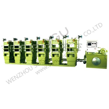 Automatic electrical heating hydraulic rubber sole molding machine with ...