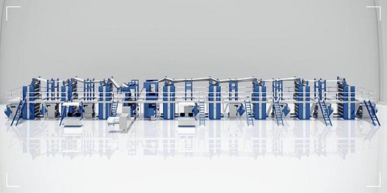 (55) - ORIENT, Super Web offset coldset Newspaper press in Bologna ...