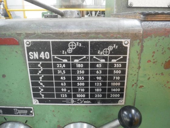 LATHE TOS SN 40B in Wingene, Flanders, Belgium