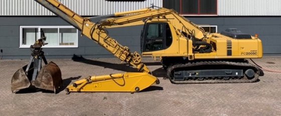 Komatsu PC200 Electric 20m Teledipper Package in Allendale Town ...