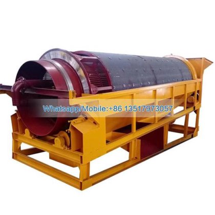 50tph soil sand trommel screen in Ganzhou, China