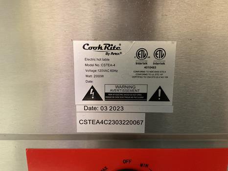 Cook Rite Electric Hot Table in Gastonia, NC, USA