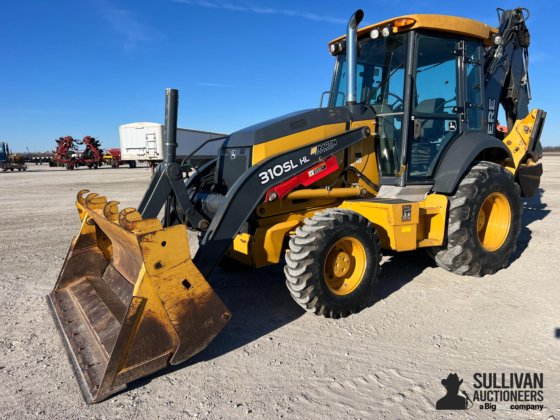 2017 John Deere 310SL HL 4WD Loader Backhoe in Hamilton, IL, USA