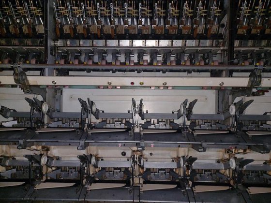 Barmag FK6-1000V texturing machines in Shanghai, China