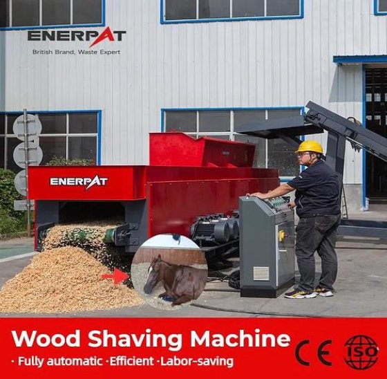 Wood Shaving Machine with Engine for Horse Bedding in Jiangsu, China