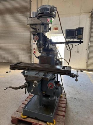 TREE Model 2UVR Variable Speed MILL Milling Machine Digital Read Out ...