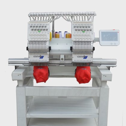 Double Head Computer Hat Embroidery Machine 3d computerize Design ...