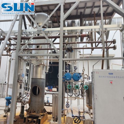 600-620kg/h Ethanol Rectifying Tower Alcohol Distillation Column Skid ...