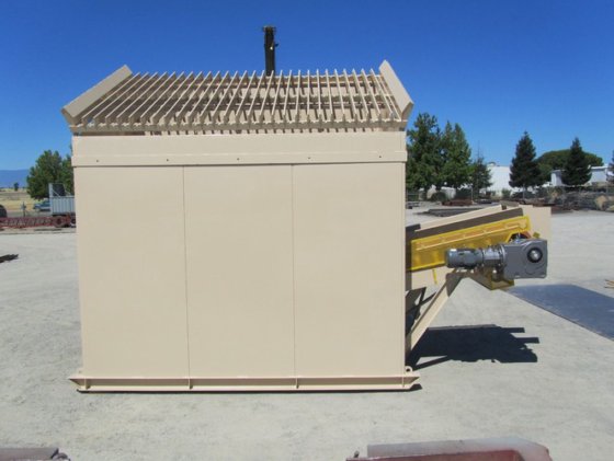 MODEL 101-42G FRONT END LOADER HOPPER WITH 42" BELT FEEDER & SLOPING ...