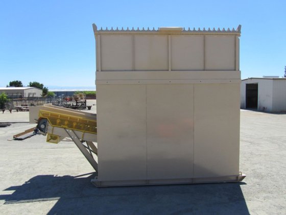 MODEL 101-42G FRONT END LOADER HOPPER WITH 42" BELT FEEDER & SLOPING ...