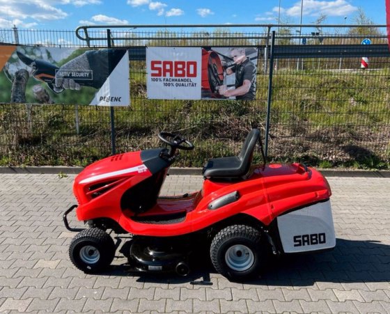 SABO 103-H lawn tractor / ride-on mower 2-cylinder engine in ...