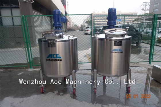 High Speed Stainless Steel 304 Steam Jacket Heating 100 1000 Gallon ...