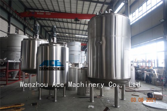 High Speed Stainless Steel 304 Steam Jacket Heating 100 1000 Gallon ...