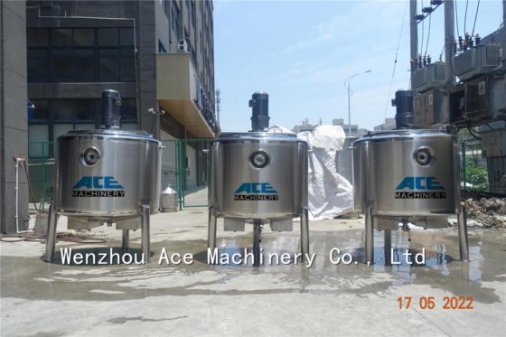 500L Liquid Shampoo Ointment Adhesive Mixing Tank Removable Magnetic ...