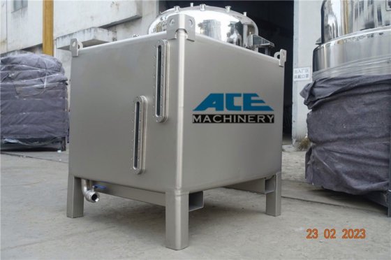 Ace Sus304 Ibc Rice Container Rectangular Polishing Large Taper ...