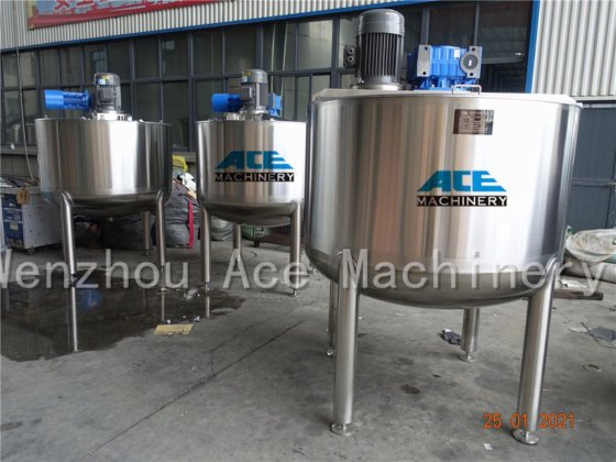 Automation Stainless Steel 1000L Moveable Palm Oil Chocolate Mixing ...