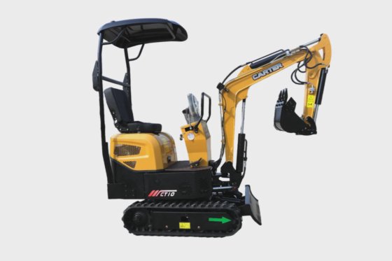 Compact 1 Ton Mini Excavator with Swing Boom Feature in Shandong, China