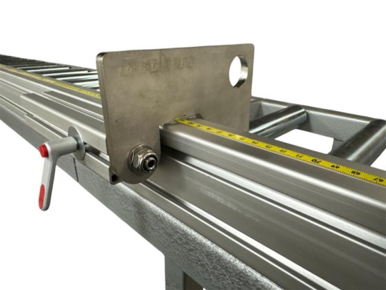 BECKERS measuring stops for roller conveyors – manually adjustable in ...