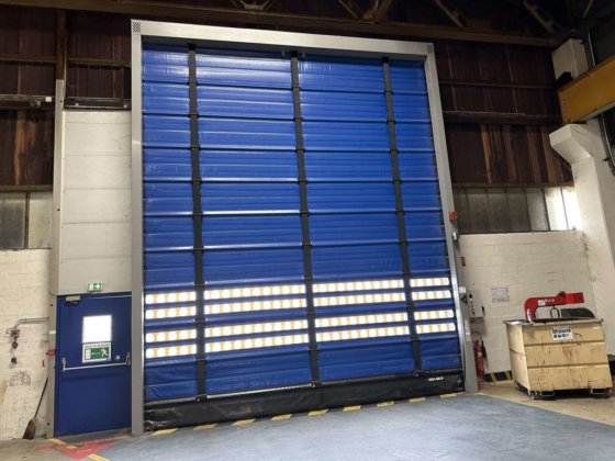 ASSA ABLOY NERGECO Flexible motorised door in Avallon, France ASSA ABLOY NERGECO Flexible motorised door in Avallon, France