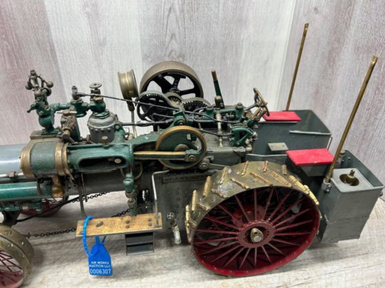 Case Working model Steam engine rare piece custom made 1" scale in ...