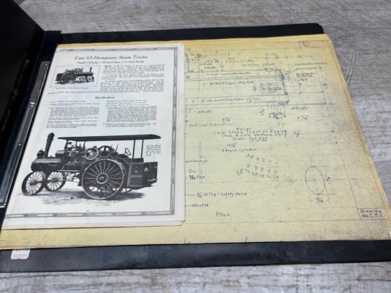 Case Working model Steam engine rare piece custom made 1" scale in ...