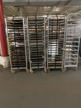 Rolling Bread Racks in Los Angeles, CA, USA
