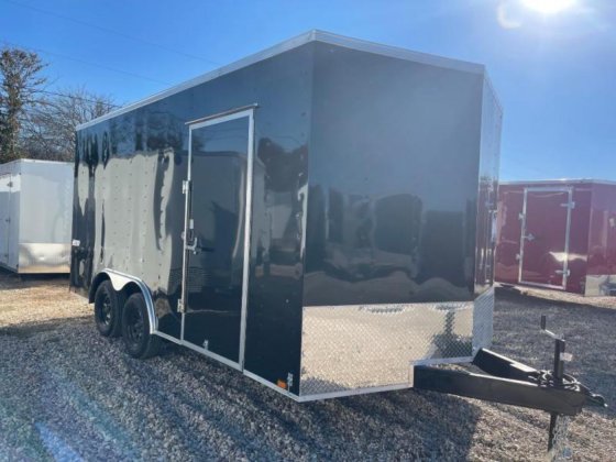 2023 Pace American NEW 85X16 V-NOSE CAR HAULER ENCLOSED TRAILER CARGO ...
