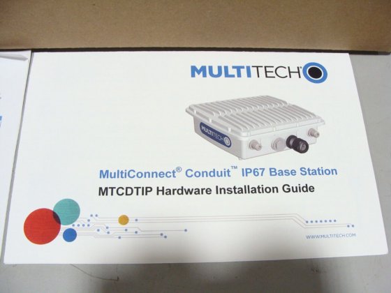 New Multitech MultiConnect Conduit IP67 Base Station LoRa Gateway ...