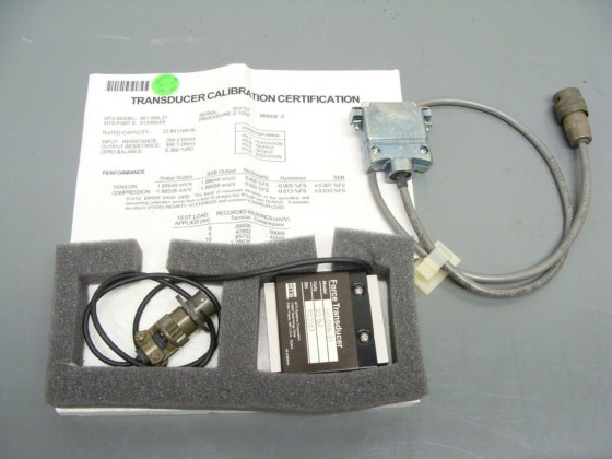New MTS Load Cell Transducer 661.09A-21 22 lbf / 100N Rated 051-340-603 ...