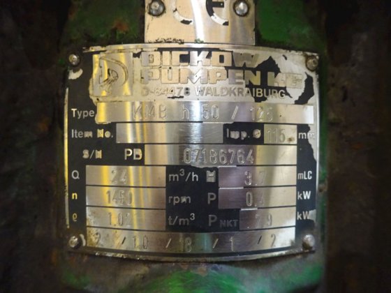 Dickow Pumps KG KMB H50 / 125 in Esbjerg, Denmark