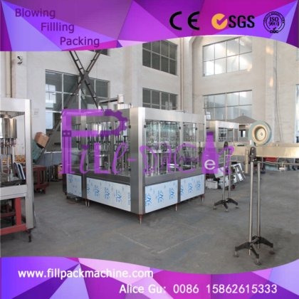 Thread hole fastener compact structure bottled water filling machine ...