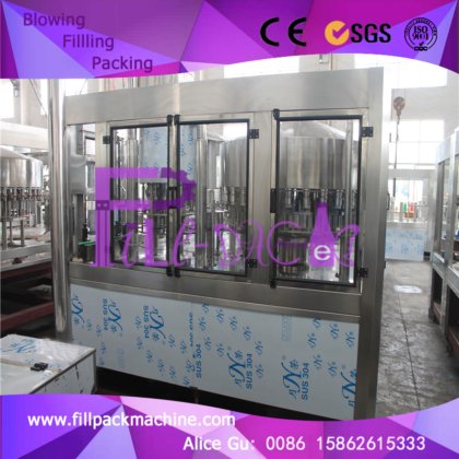 Thread hole fastener compact structure bottled water filling machine ...