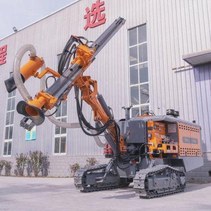Drill rig Machine Pneumatic Mining Blasting Hole DTH Drill Rig Mobile ...