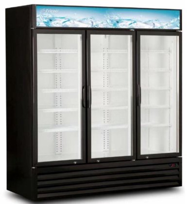 Halston 3-Door Refrigerated Merchandiser Case in Bohemia, NY, USA